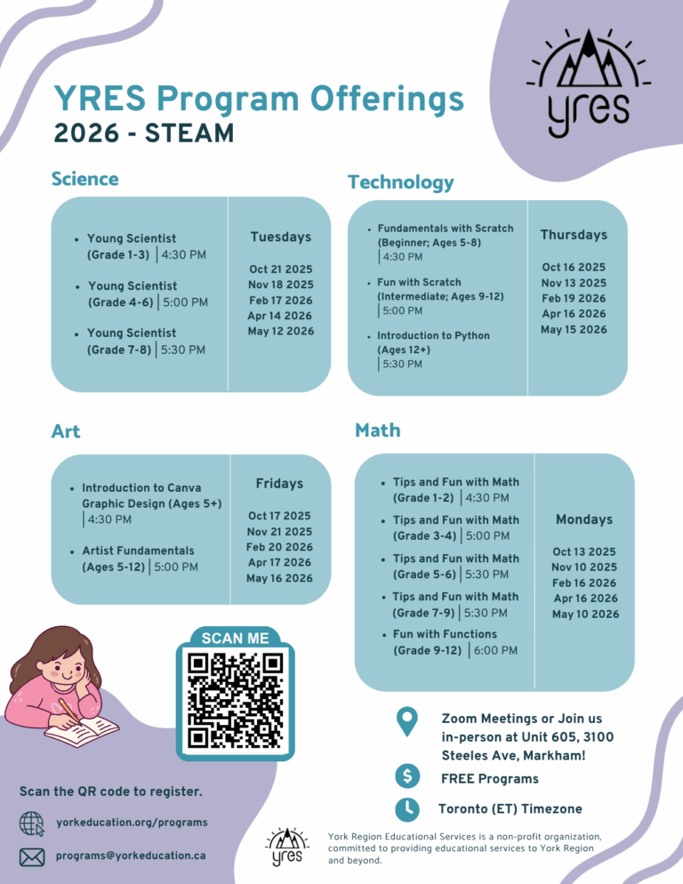 Programs - York Region Educational Services